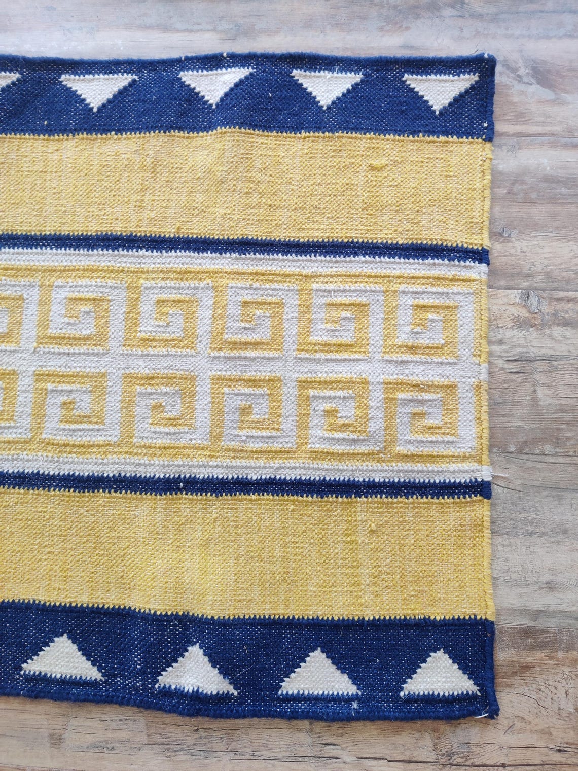 2X10 Ft Handmade Multicolor Runner, Wool Kilim Rug, Wool Stair Runner ...