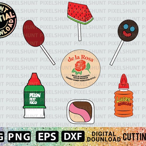 Mexican Candy Vector Bundle Dulces Digital Download SVG - Etsy