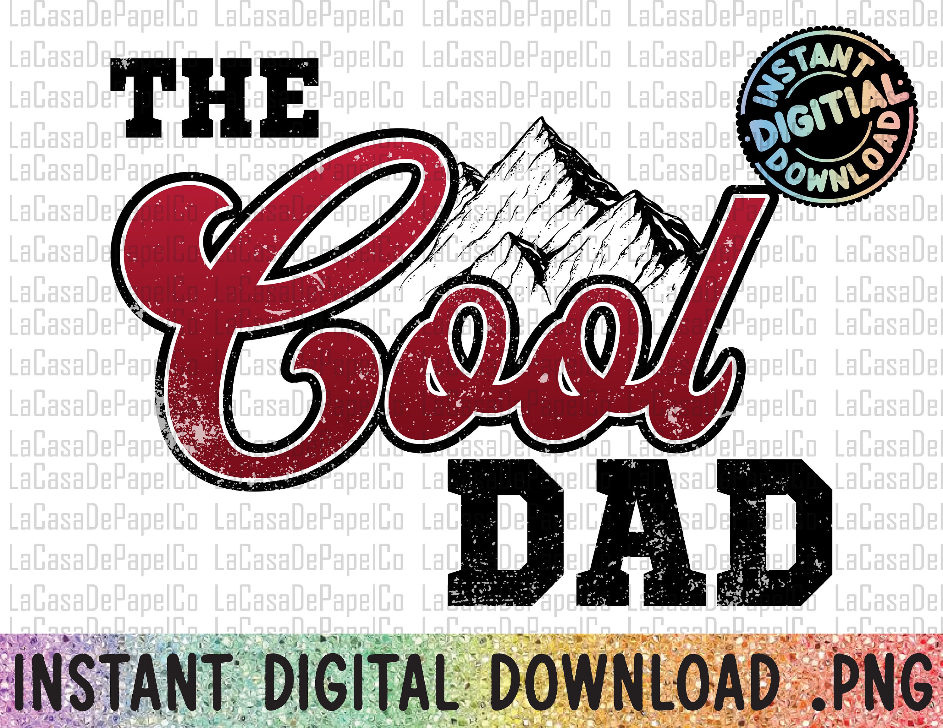 The Cool Dad PNG Retro Fathers Day PNG - Etsy Canada