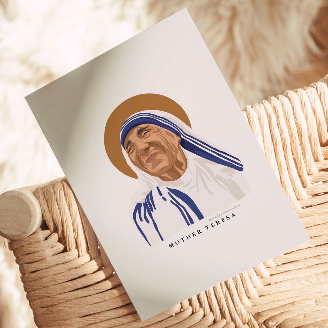 Mother Teresa Digital Download Catholic Gift Catholic Print Saint Print ...