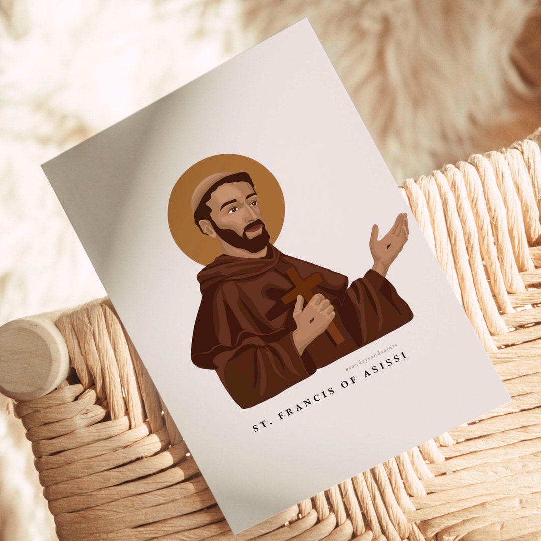 St Francis of Assisi Print Digital Download - Etsy