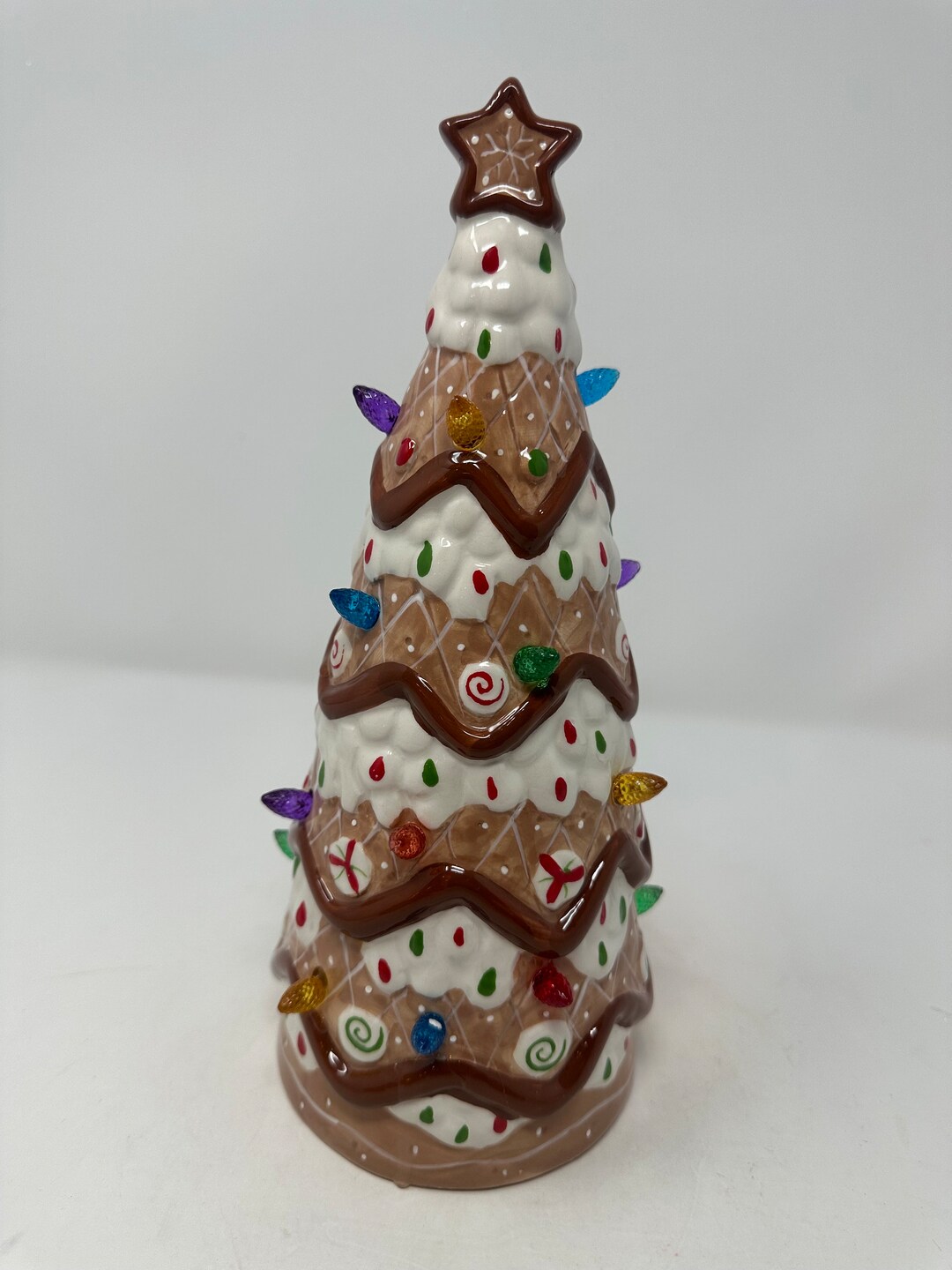 LED Lighted Gingerbread Tree Gingerbread Christmas Tree - Etsy