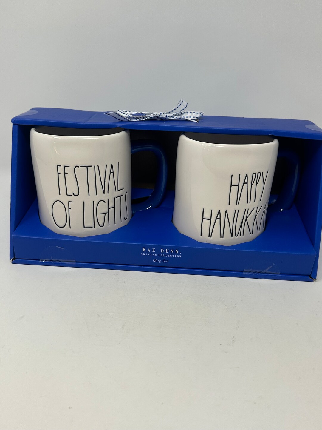 Rae Dunn HAPPY HANUKKAH Mug Set Festival of Lights Mug Rae - Etsy