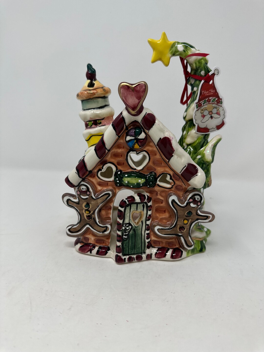 Blue Sky Clayworks Gingerbread Bakery Candle House, Blue Sky Clayworks ...