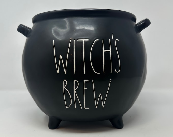 Rae Dunn WITCHS BREW Giant Cauldron, Halloween Cauldron, Rae Dunn Black ...