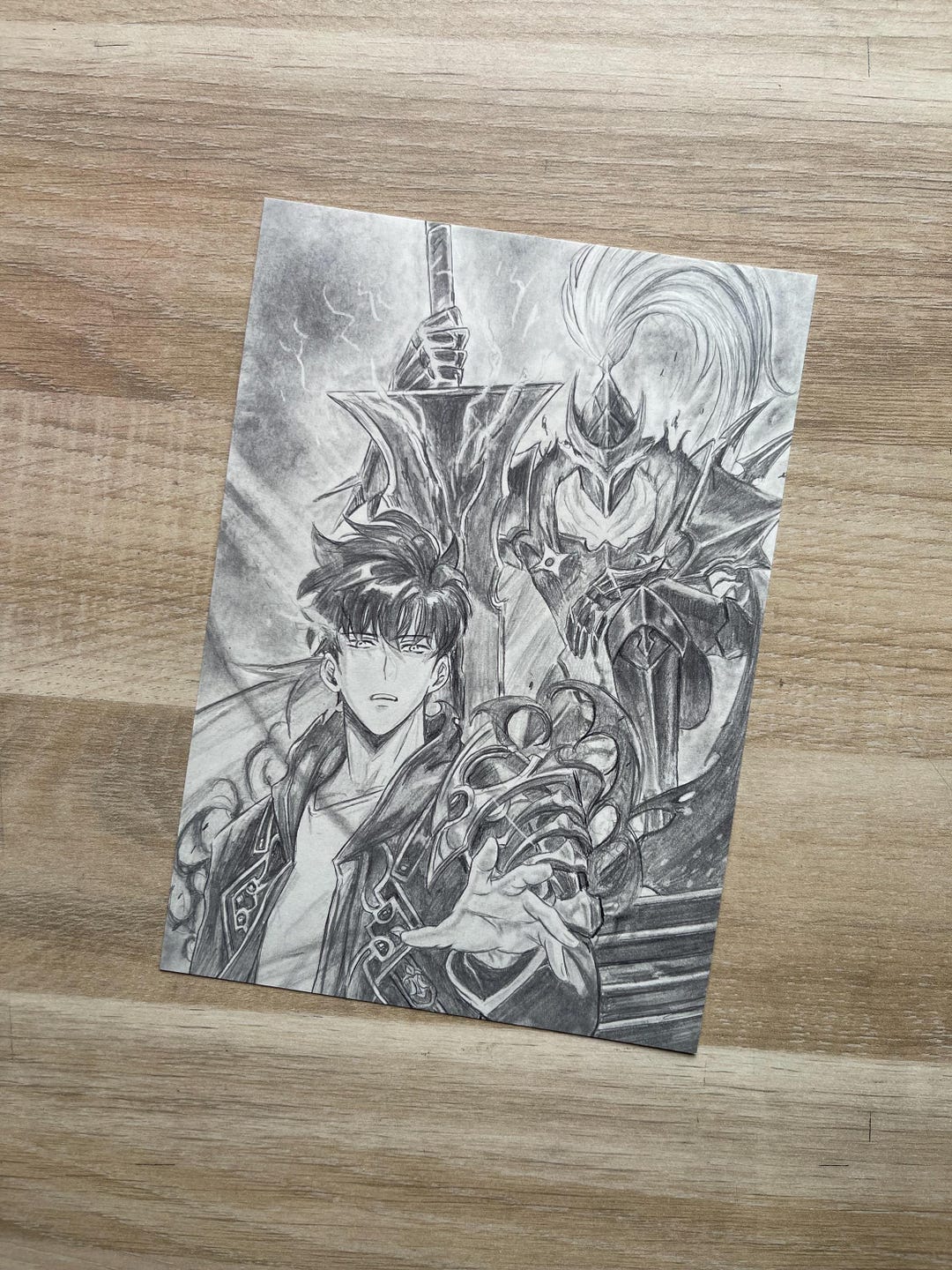 Solo Leveling - Sketch Print A5 - Etsy