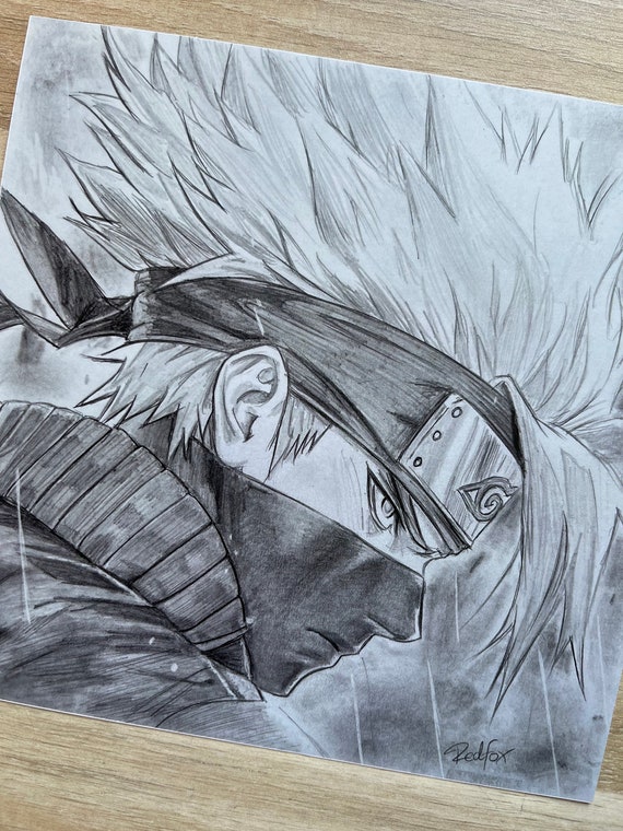 Kakashi Sensei Drawings In Pencil