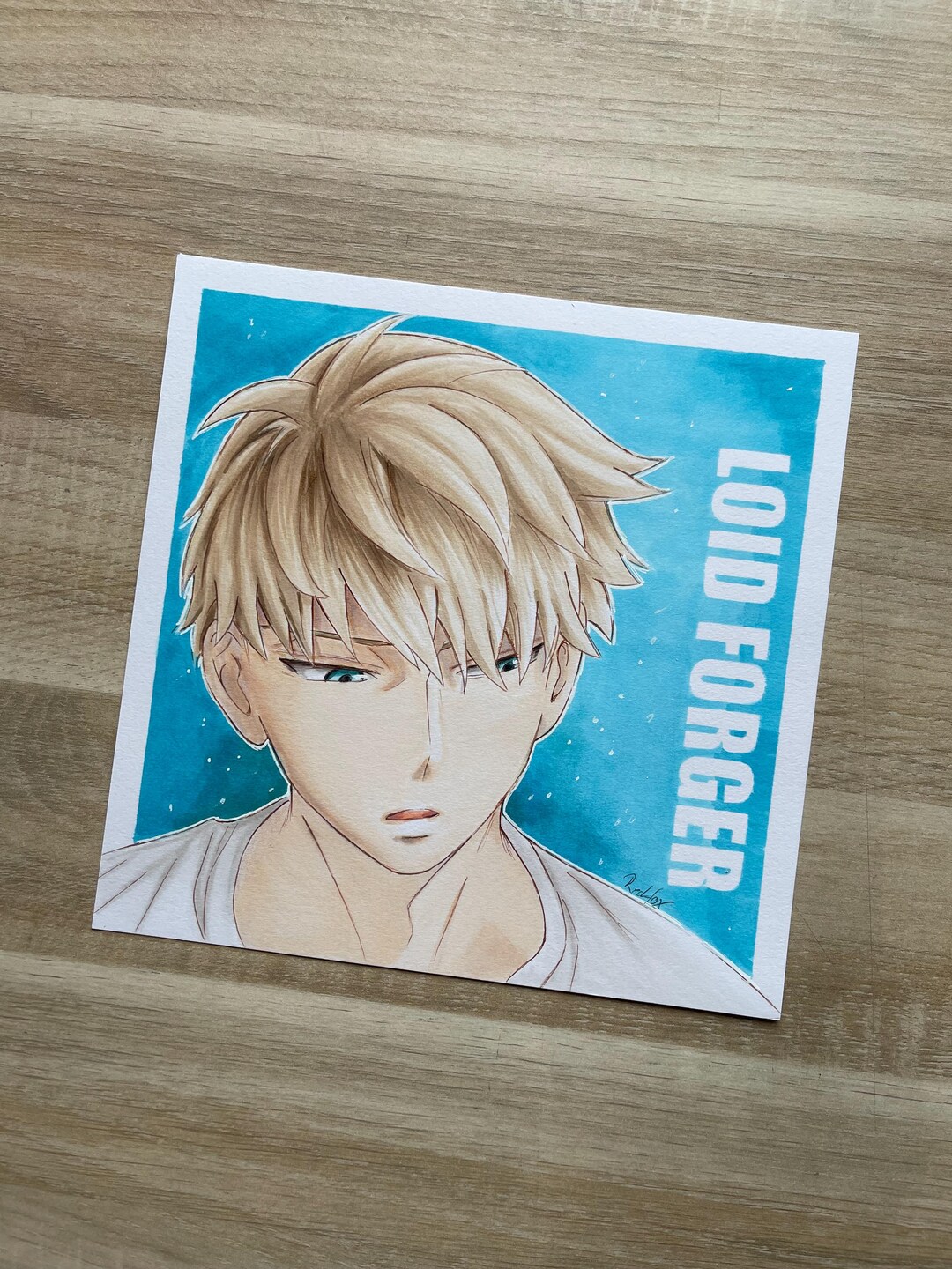 Loid Forger - Orig. Drawing 21x21cm - Etsy