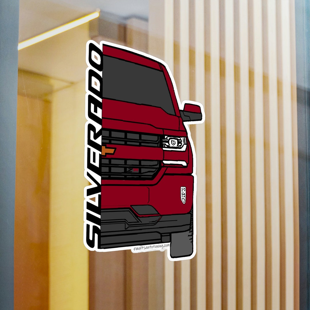 2016-2017 Chevy Silverado Vinyl Decals - Etsy