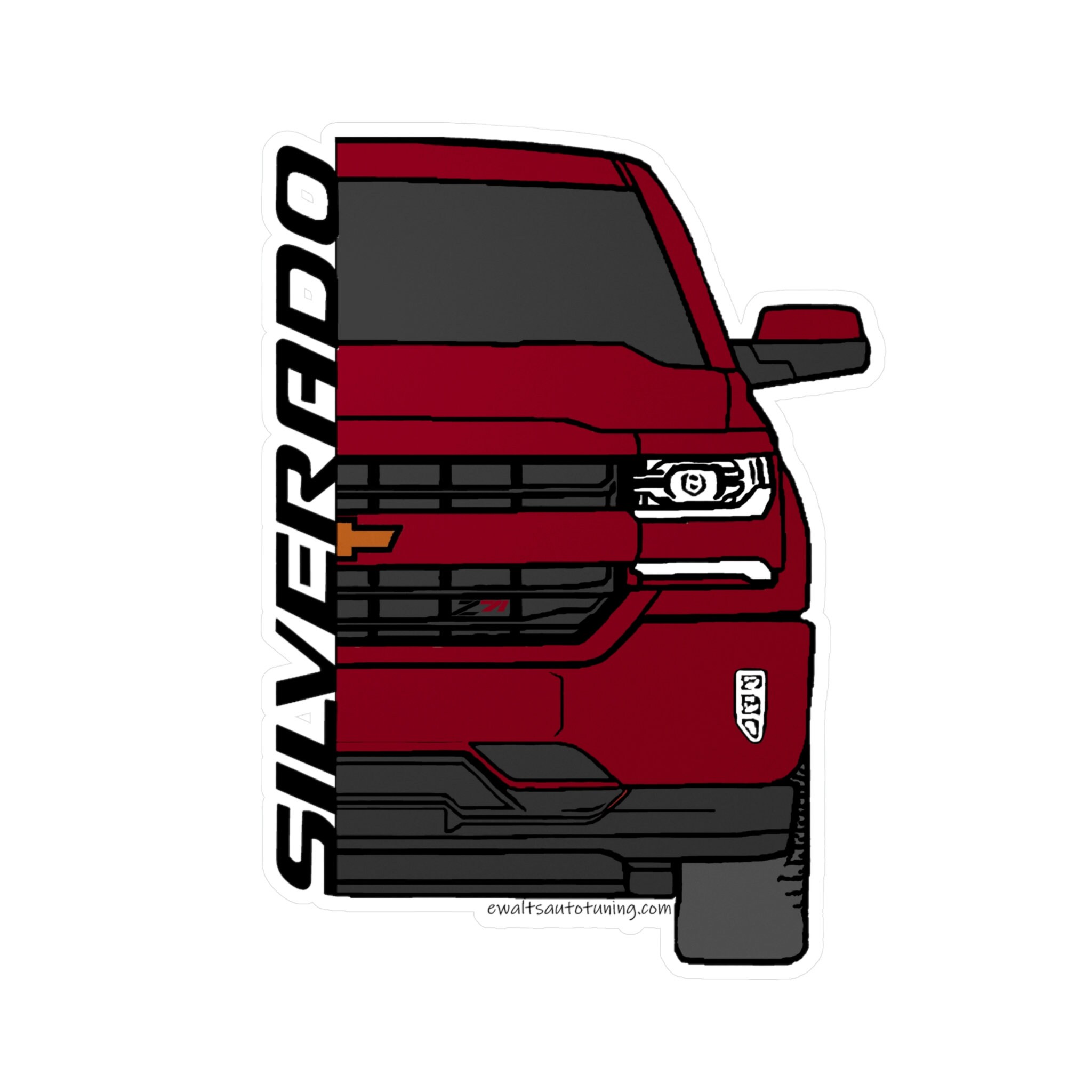 2016-2017 Chevy Silverado Vinyl Decals - Etsy