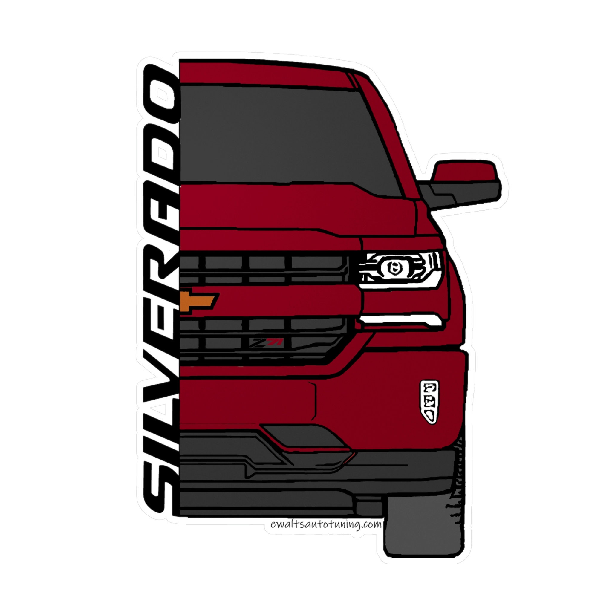 2016-2017 Chevy Silverado Vinyl Decals - Etsy