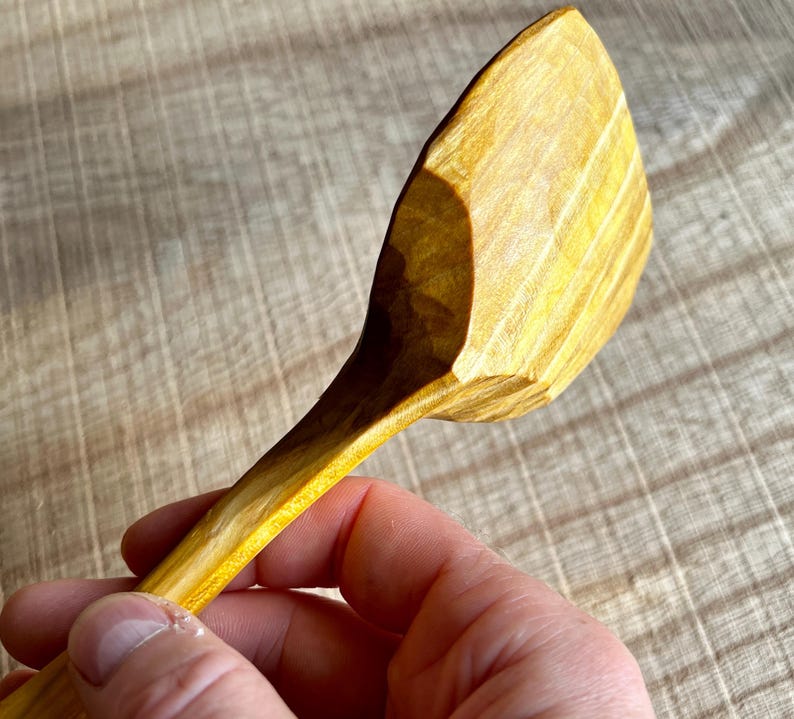 Cherrywood Cooking Spoon - Etsy