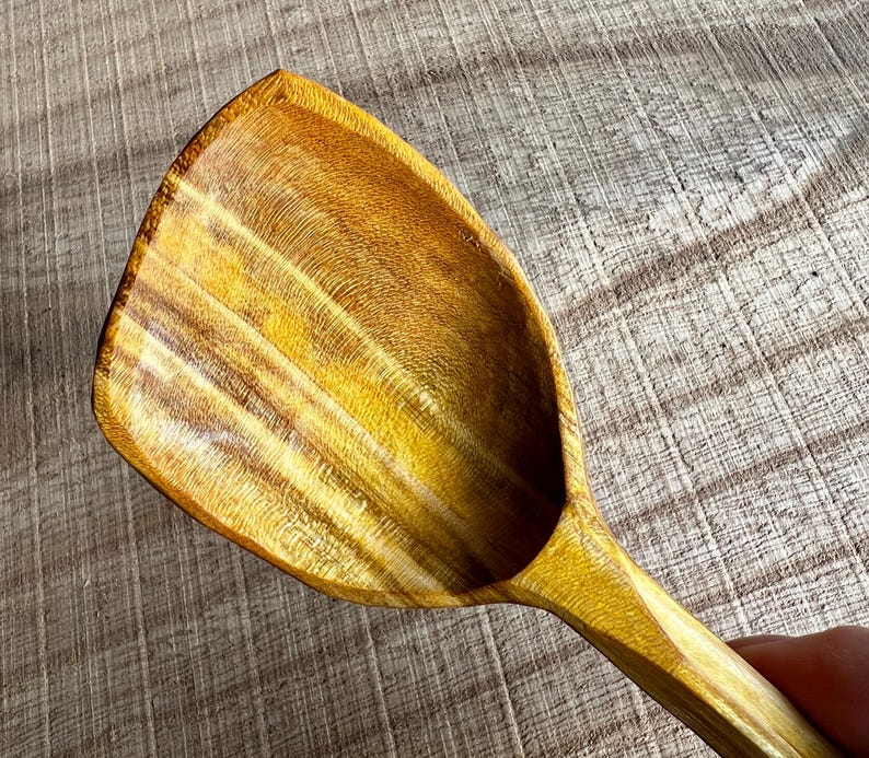 Cherrywood Cooking Spoon - Etsy