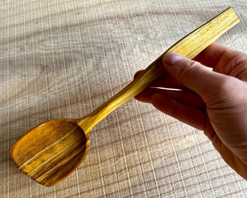 Cherrywood Cooking Spoon - Etsy