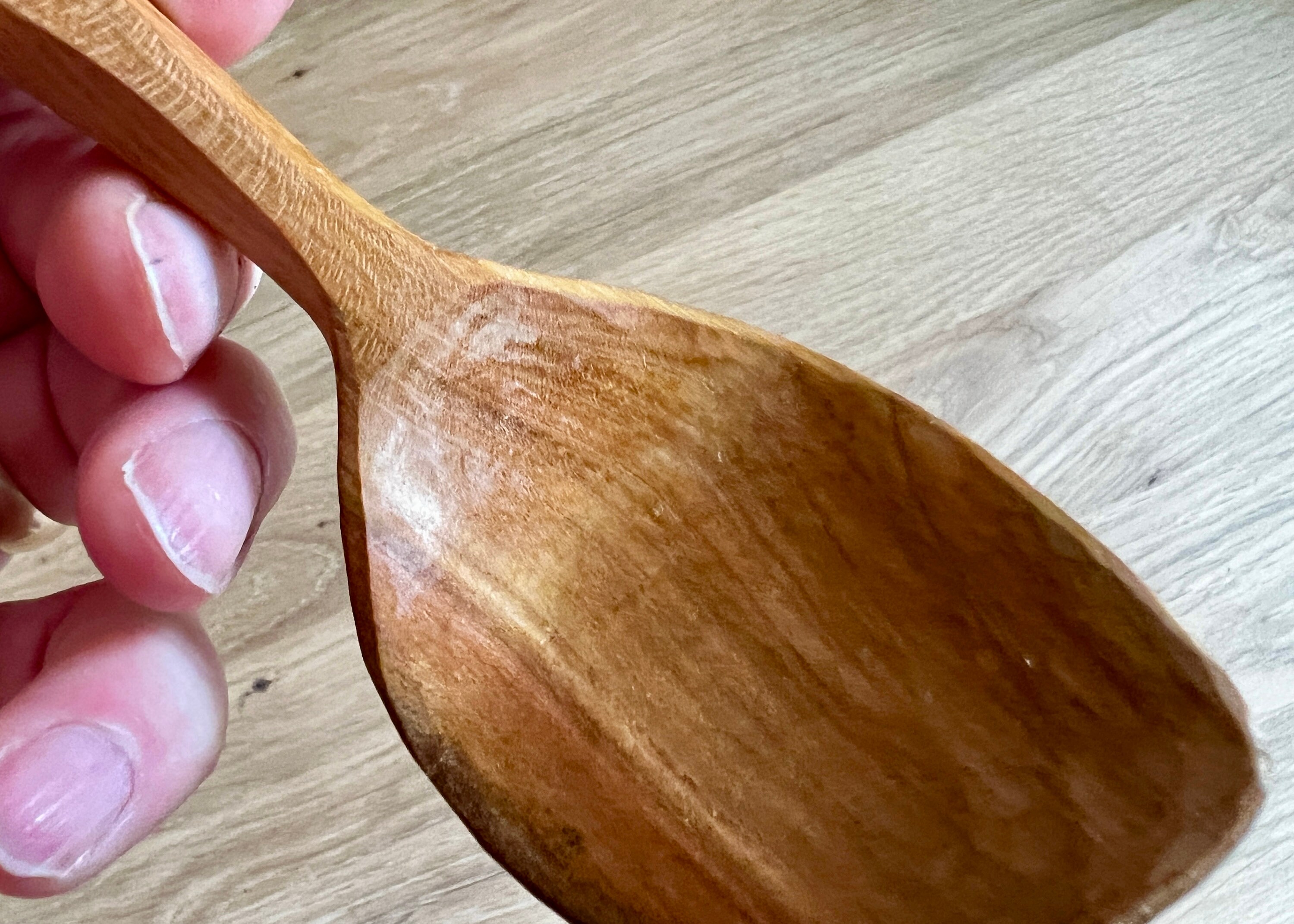 Cherrywood Eating Spoon left Handed - Etsy UK
