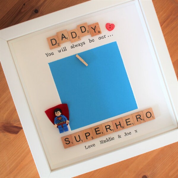 Super Hero Photo Frame - Etsy