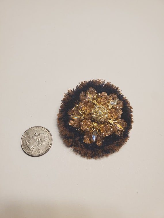 angel rhinestone brooch - Gem