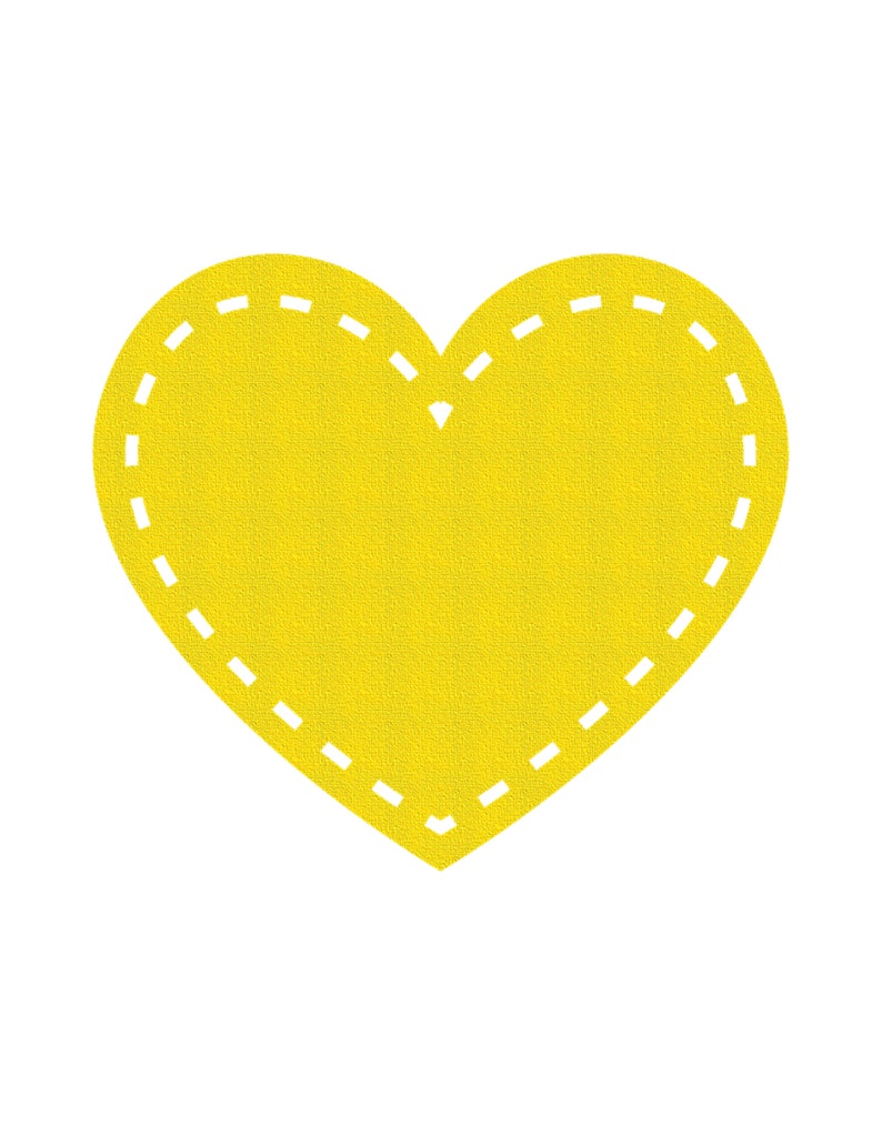 Yellow HEART Pic | Yellow Heart | Army | Heart Sticker | for Her ...
