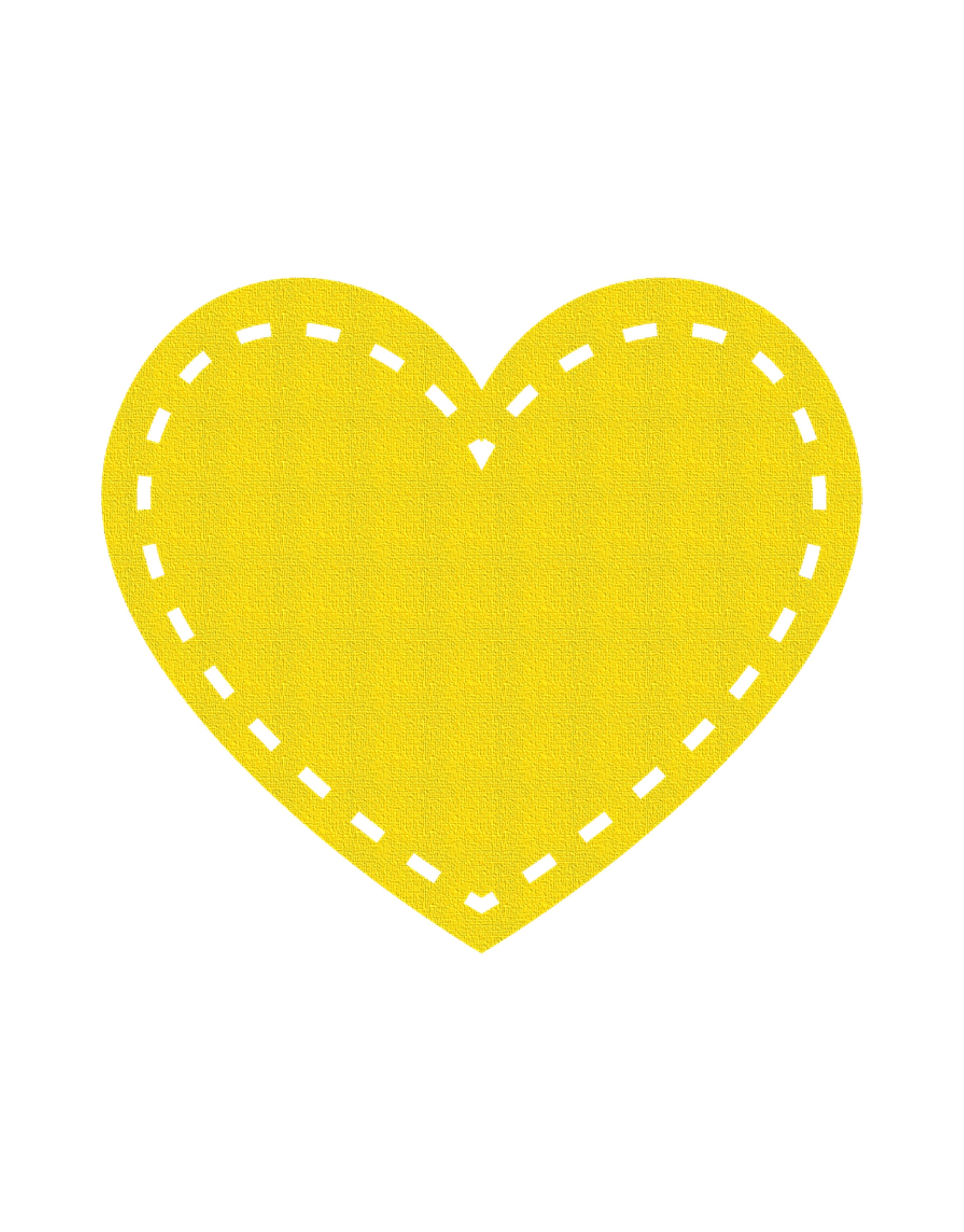 Yellow HEART Pic | Yellow Heart | Army | Heart Sticker | for Her ...