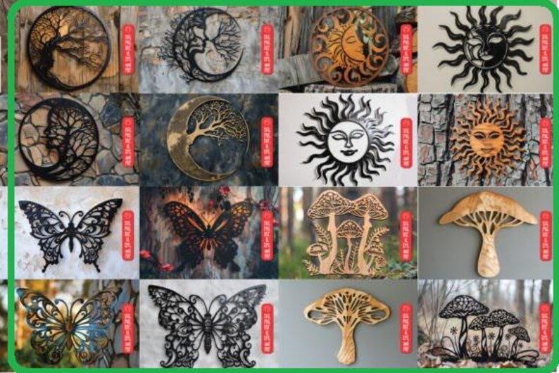 Mystical Decor Laser Cut SVG Mega Bundle – Fantasy & Mysticism Designs ...