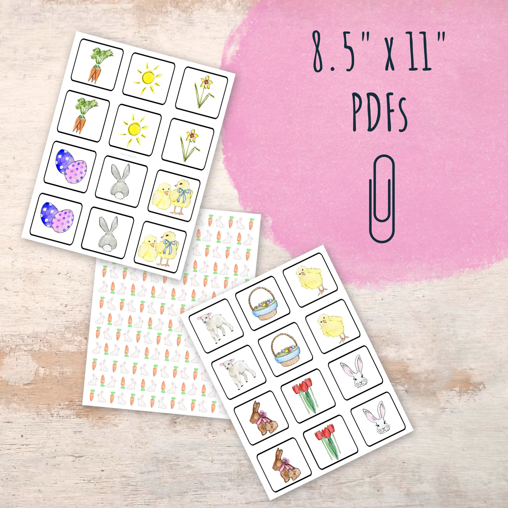 Printable Easter Memory Match Game Easter Memory Game. Easter Game for ...
