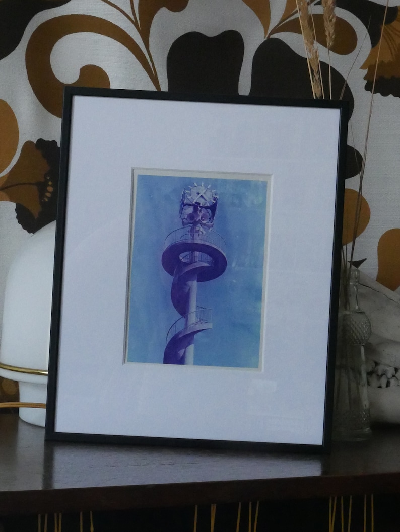 Chromogenic Color Print on RC Paper Lustre // Clock Tower Gänsehäufel ...