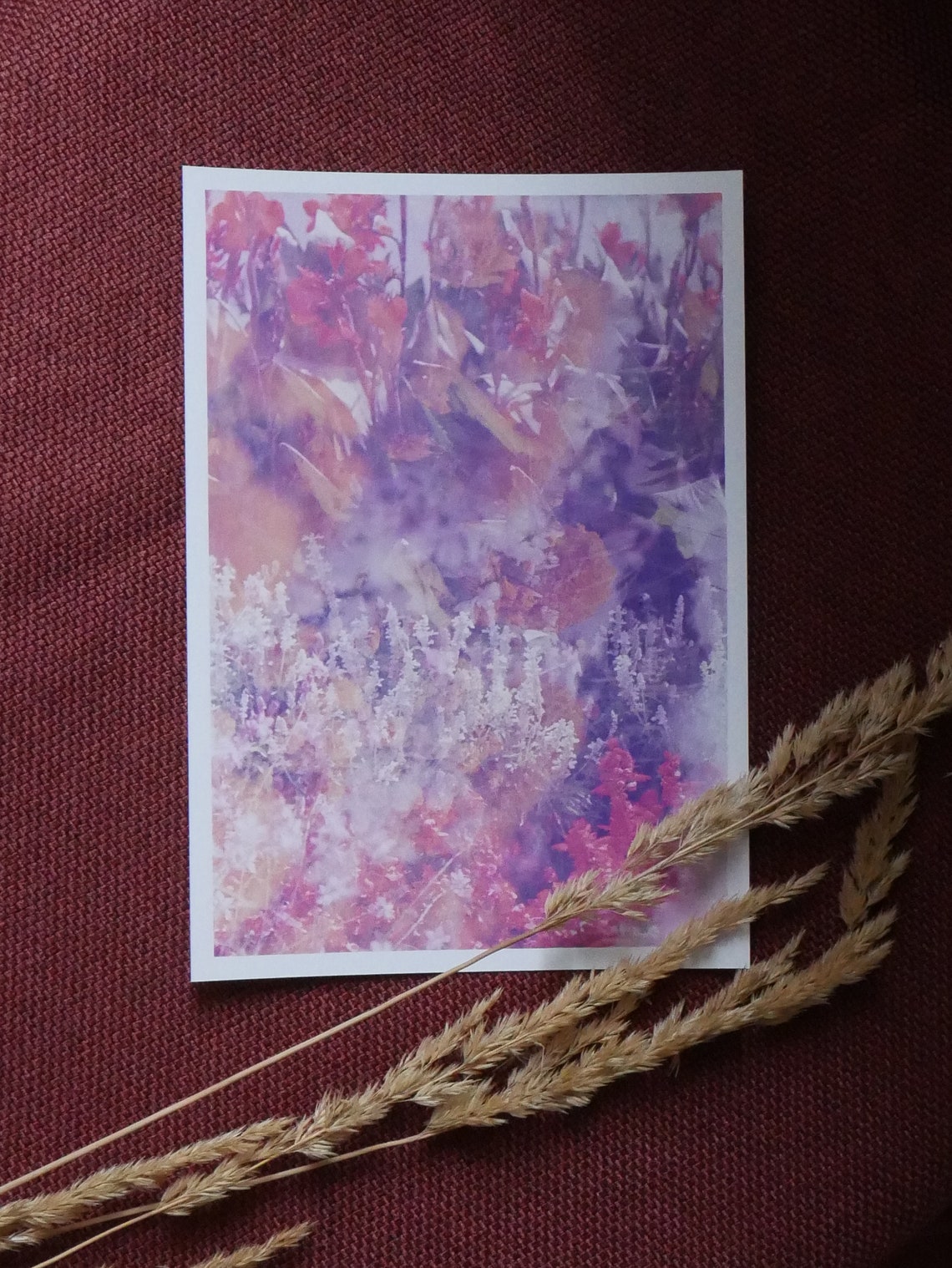 Chromogenic Color Print on RC Paper Lustre // Double Exposure Flowers ...