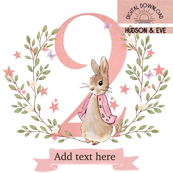 Clipart Flopsy Bunny Birthday. PNG Flopsy Bunny Birthday | Etsy UK