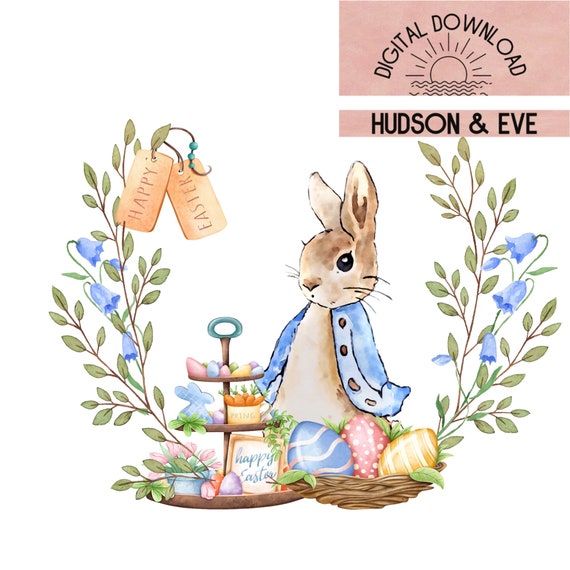 Clipart Easter Peter Rabbit. PNG Peter Rabbit. Clipart Easter - Etsy