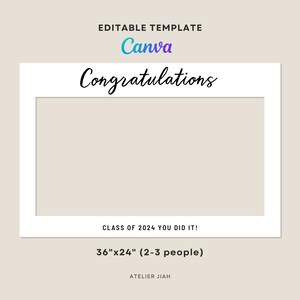 EDITABLE Selfie Photo Prop Frame DIY Printable Photo Booth Prop Class ...