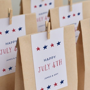 EDITABLE 4th of July Gift Tag Minimalist Thank You Tag Printable ...
