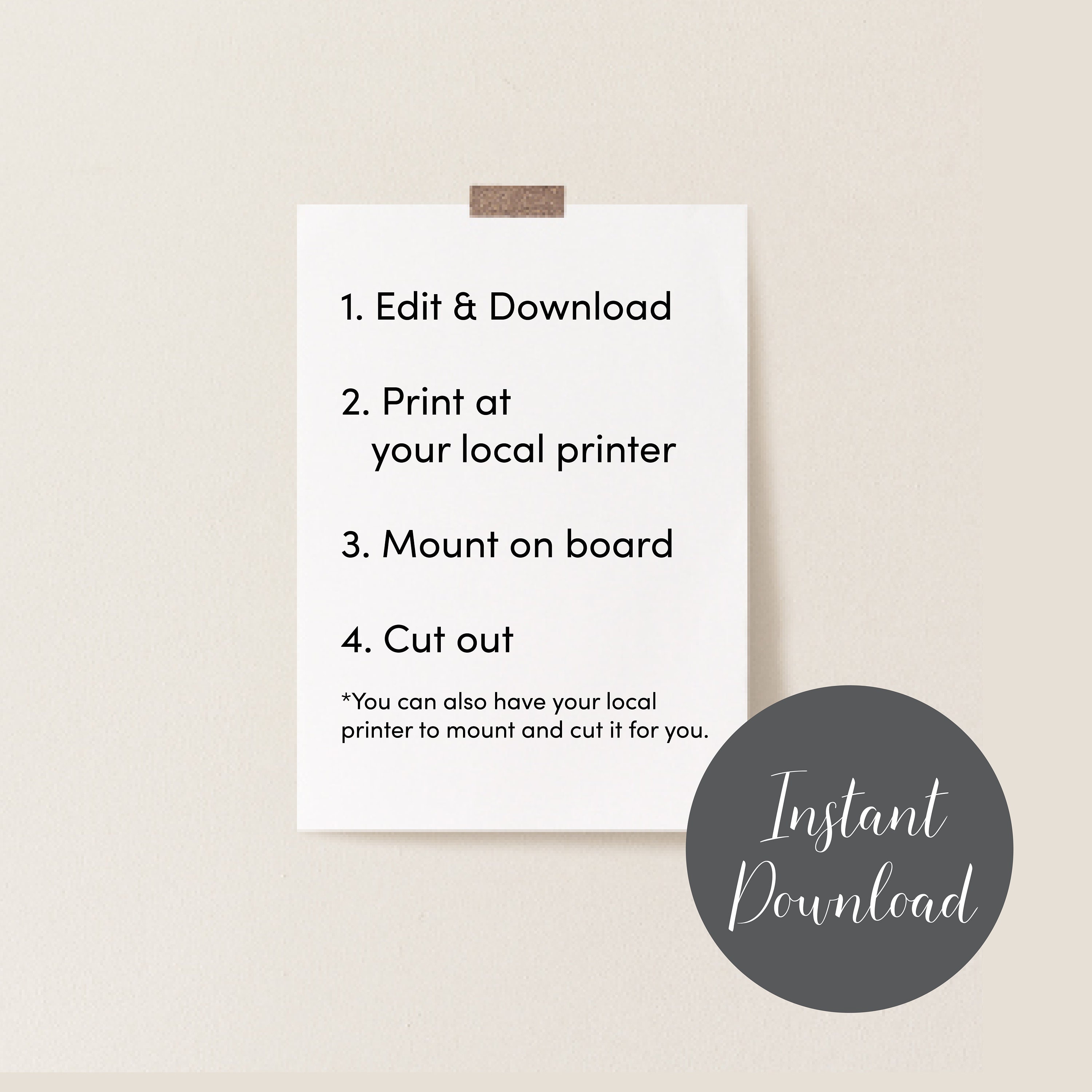 EDITABLE Photo Prop Frame Printable Graduation Selfie Photo Booth Prop ...