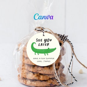 Editable Happy Summer Class Treat Label Heart Sunglass Favor Tag Kid ...