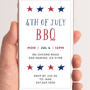 EDITABLE 4th of July Gift Tag Minimalist Thank You Tag Printable ...