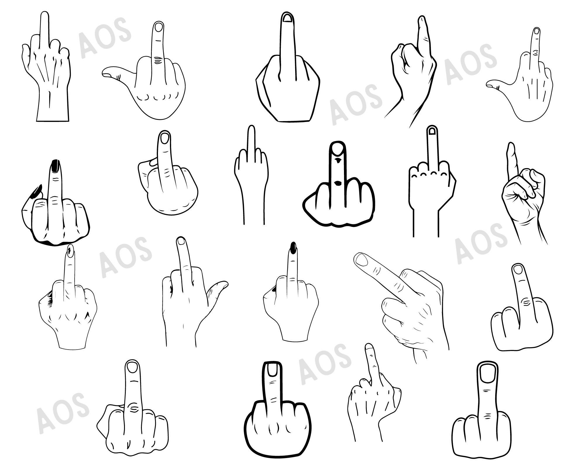 Middle Finger Svg,middle Finger Cricut, Middle Finger Png,middle Finger ...