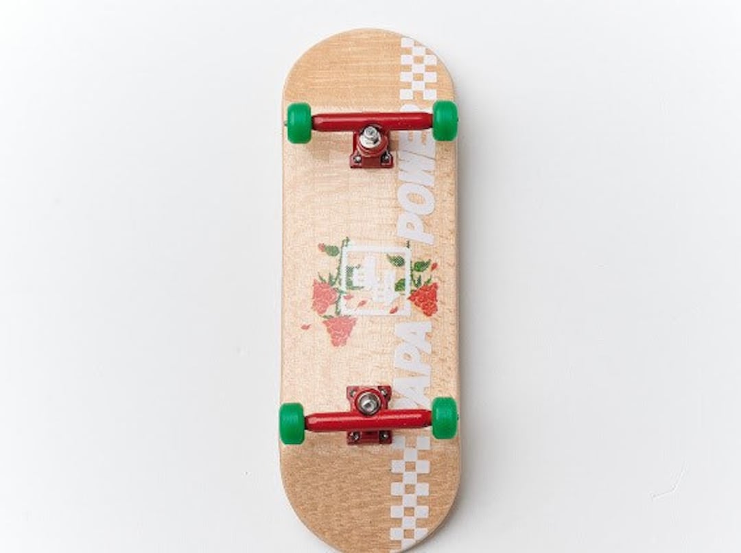 Professional Wooden Fingerboard Custom Papapower Transparent 32mm - Etsy UK