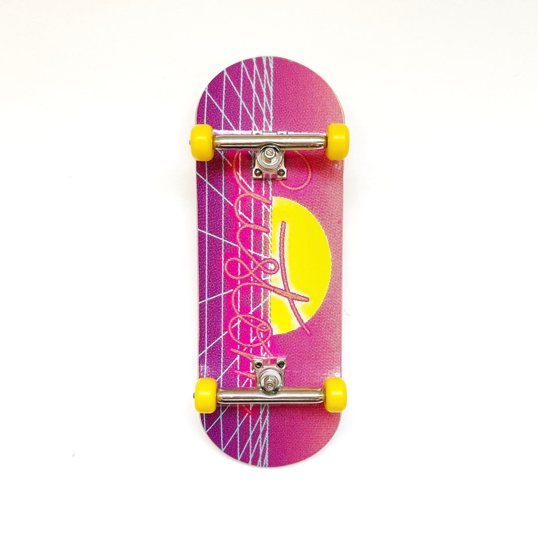 Professional Wooden Fingerboard Custom Sunset 34mm - Etsy