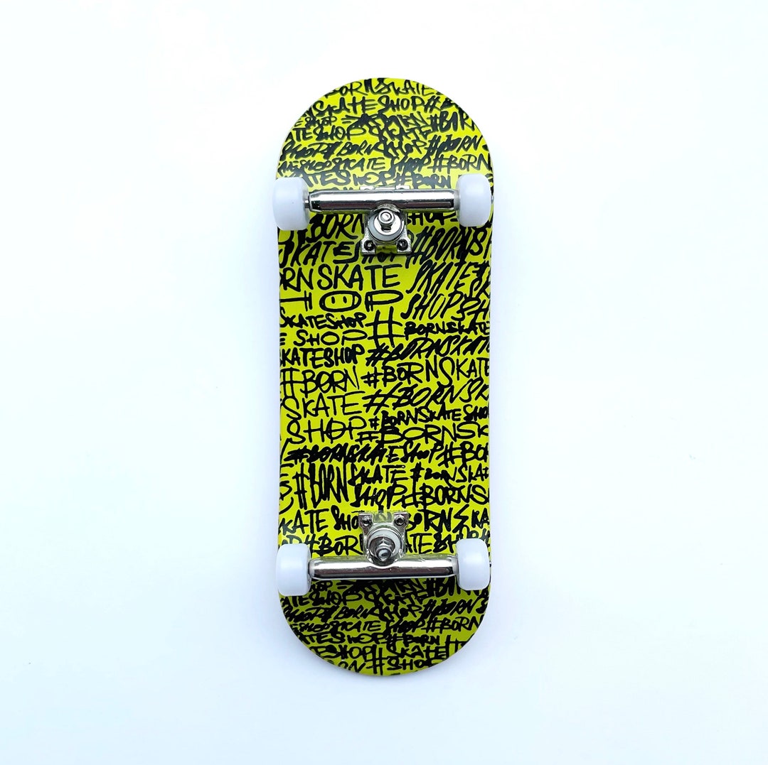 Professional Wooden Fingerboard Custom Born Yellow 34mm - Etsy