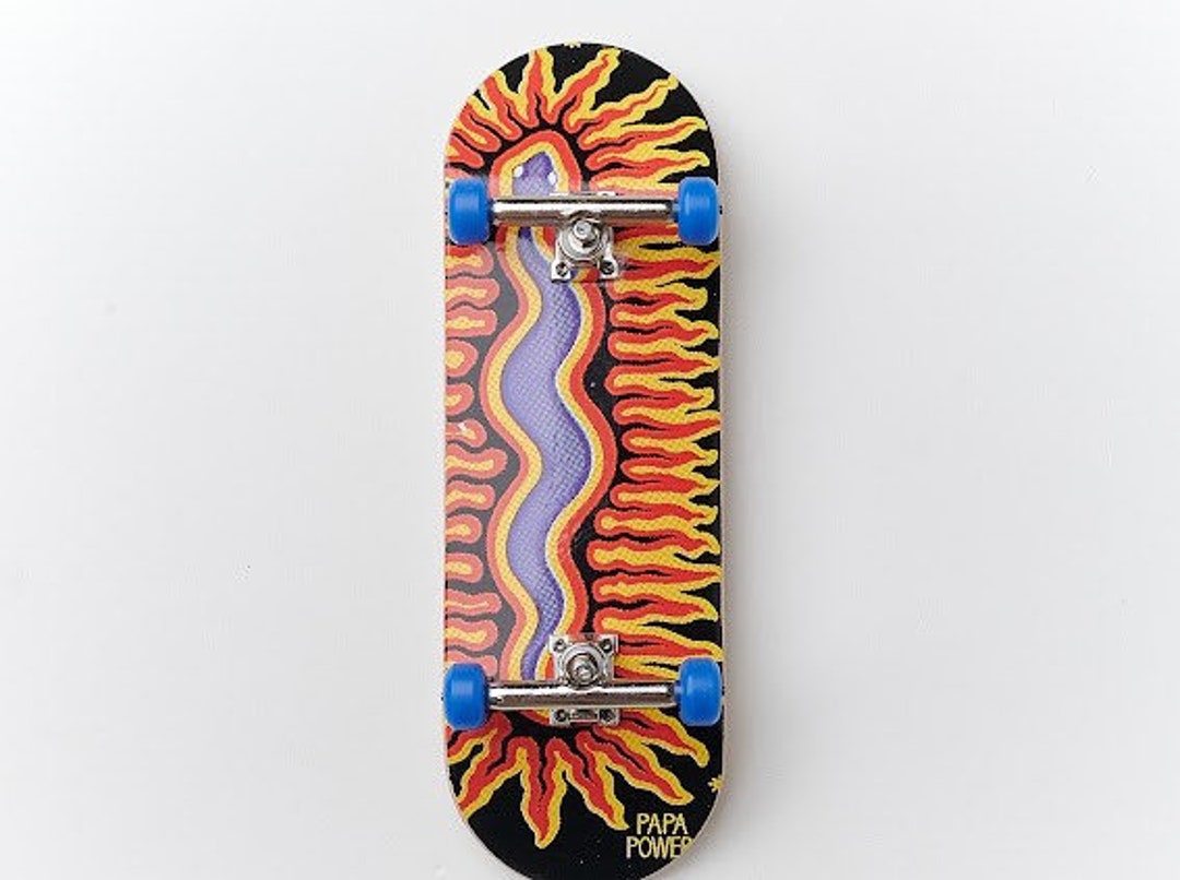 Professional Wooden Fingerboard Custom Black Snake 32mm - Etsy