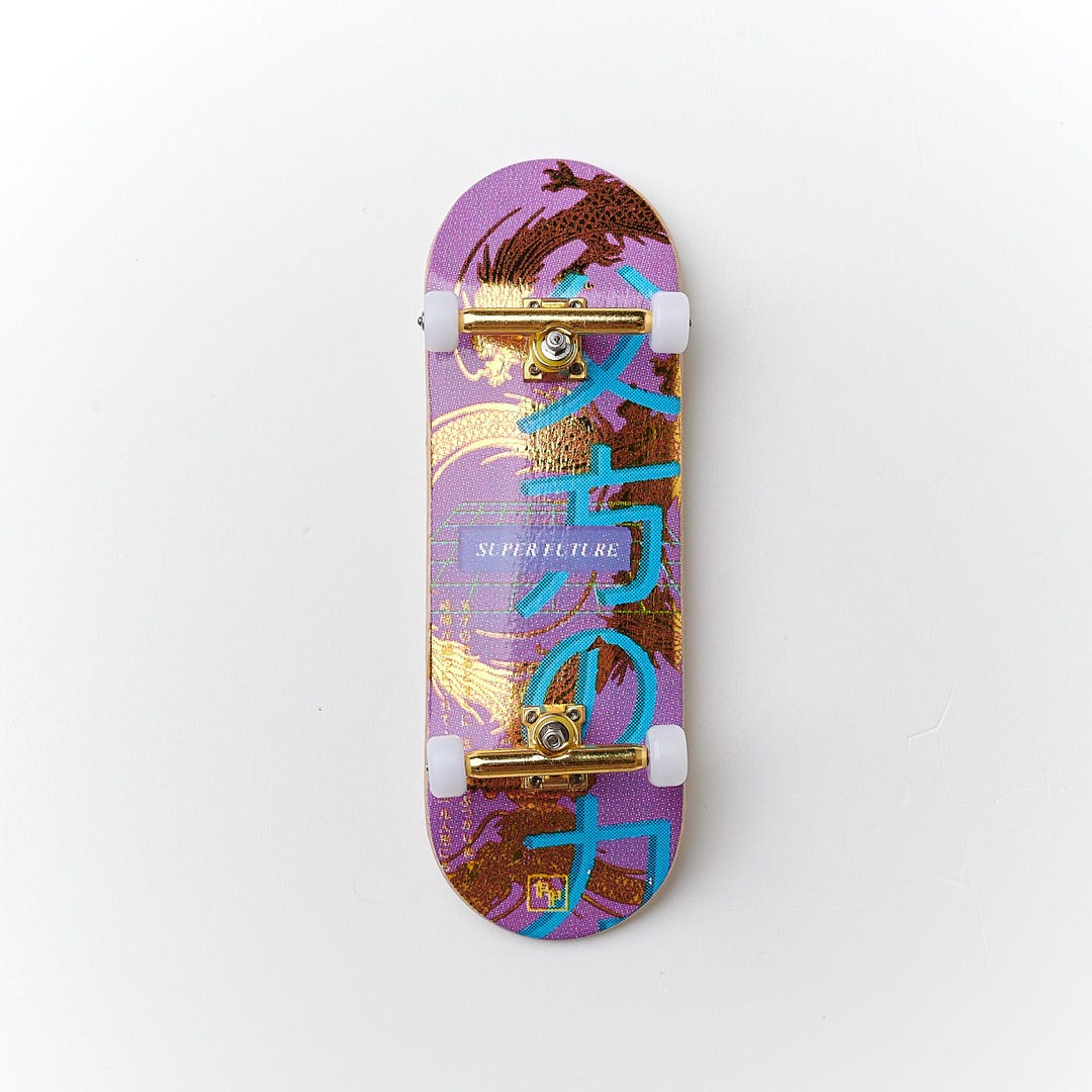 Professional Wooden Fingerboard Custom Super Future Purple 32mm - Etsy