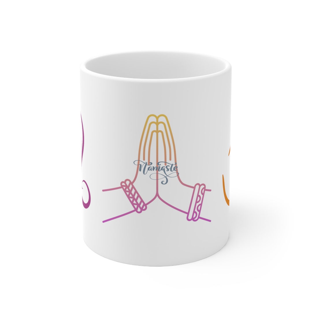 Goddess Namaste Hands in Prayer Ohm Coffee Chocolate Tea - Etsy