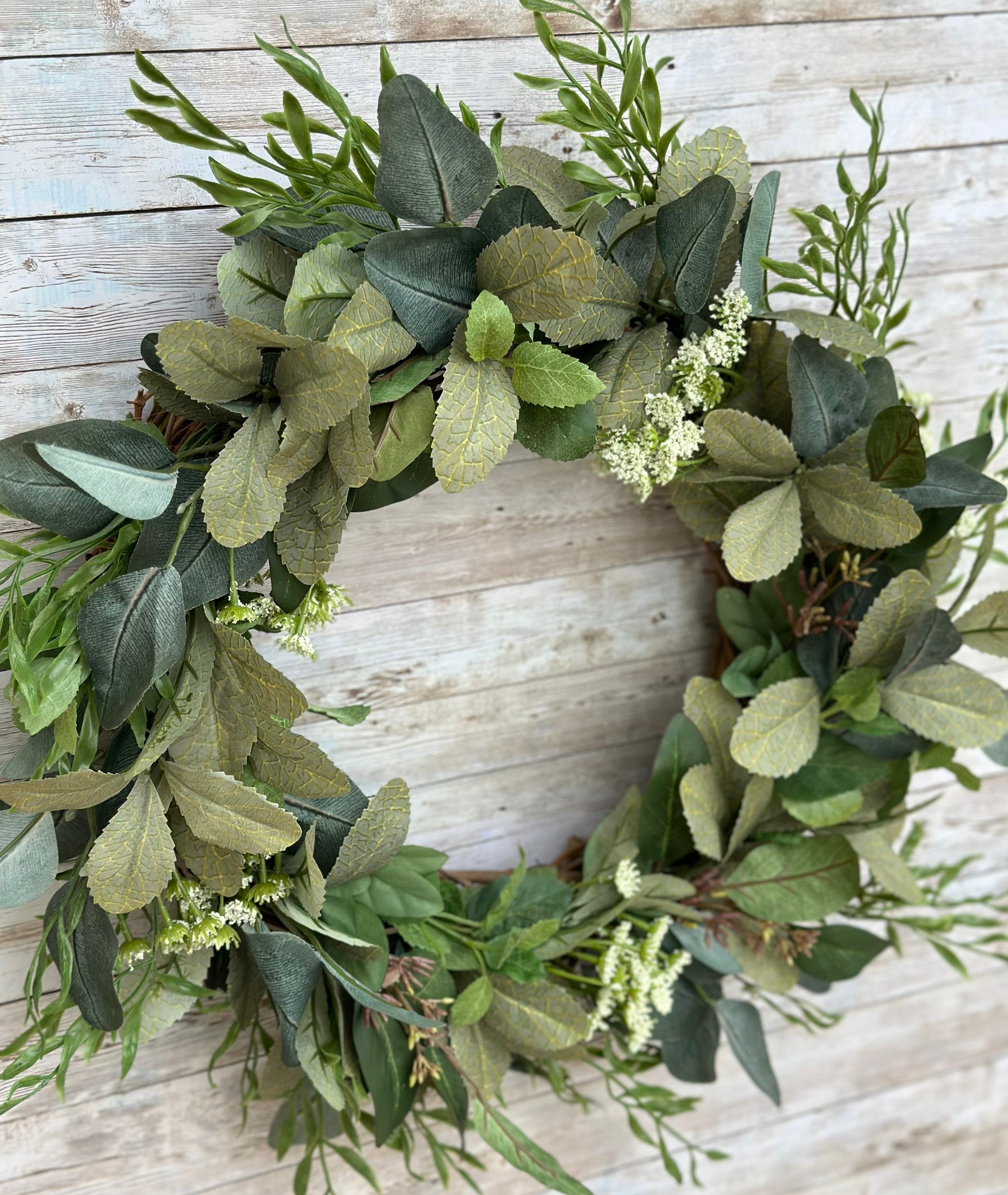 Year Round Greenery Wreath - Etsy