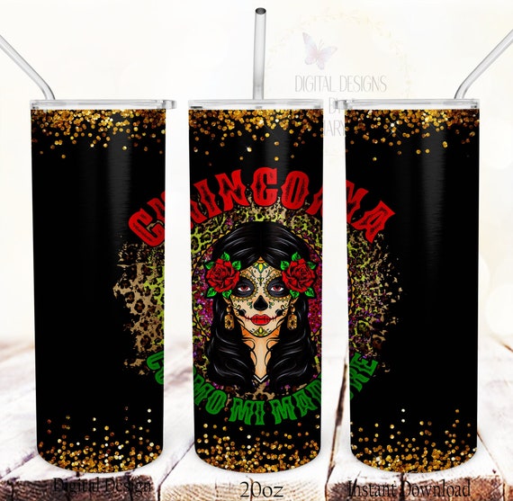 Catrina Design Wrap Chingona Design Wrap Spanish Digital - Etsy