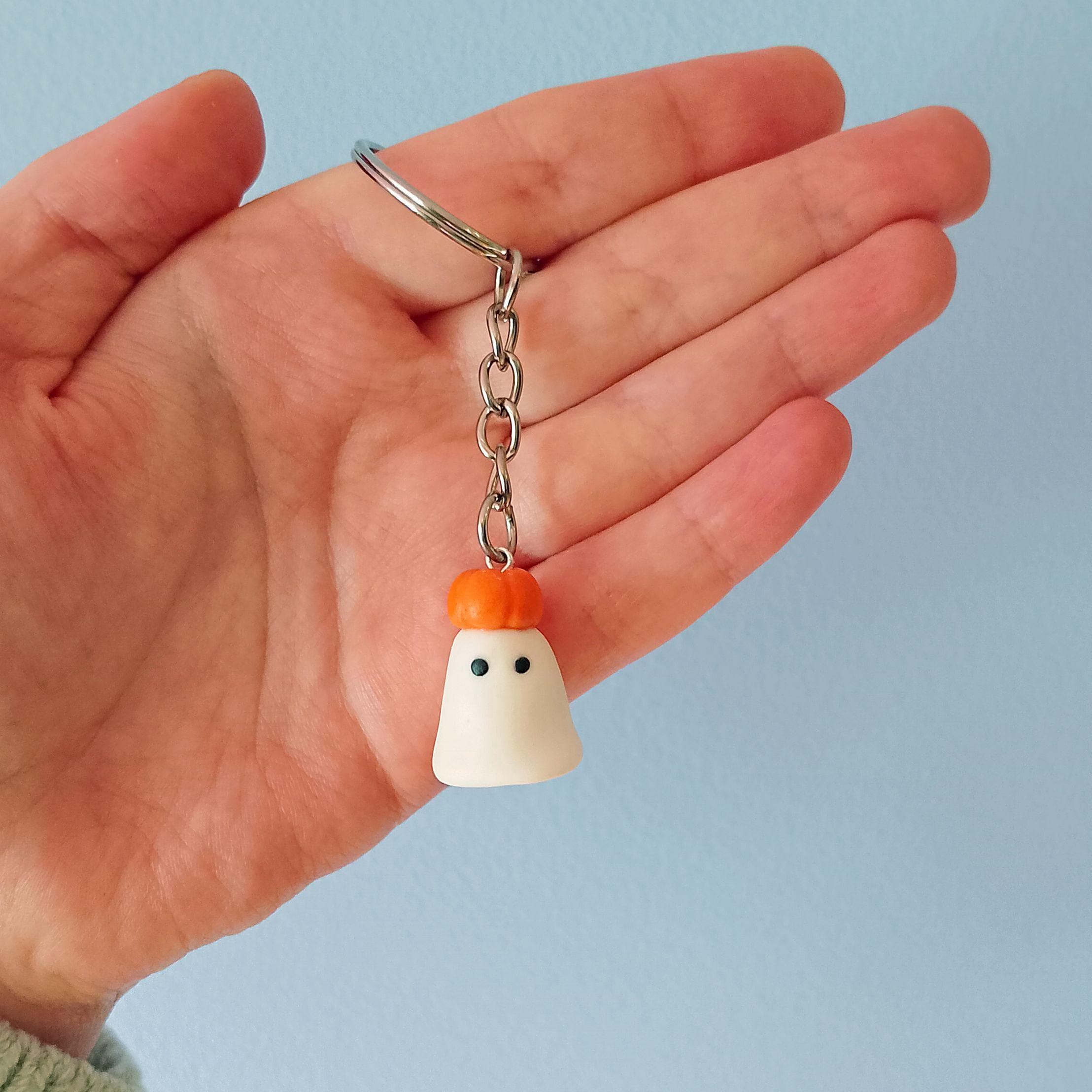 Cute Halloween Keychains - Ghosts, Pumpkins, Black Cats | Handmade From ...