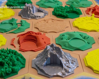 3D Print STL Files 3d, Magnetic Game Board 5-6 Player Expansion ...