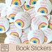 Personalized Library Book Stickers, Custom Library Stickers, Book ...