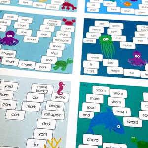 R Controlled Vowel Games With Ar, Er, Or, Air - Etsy