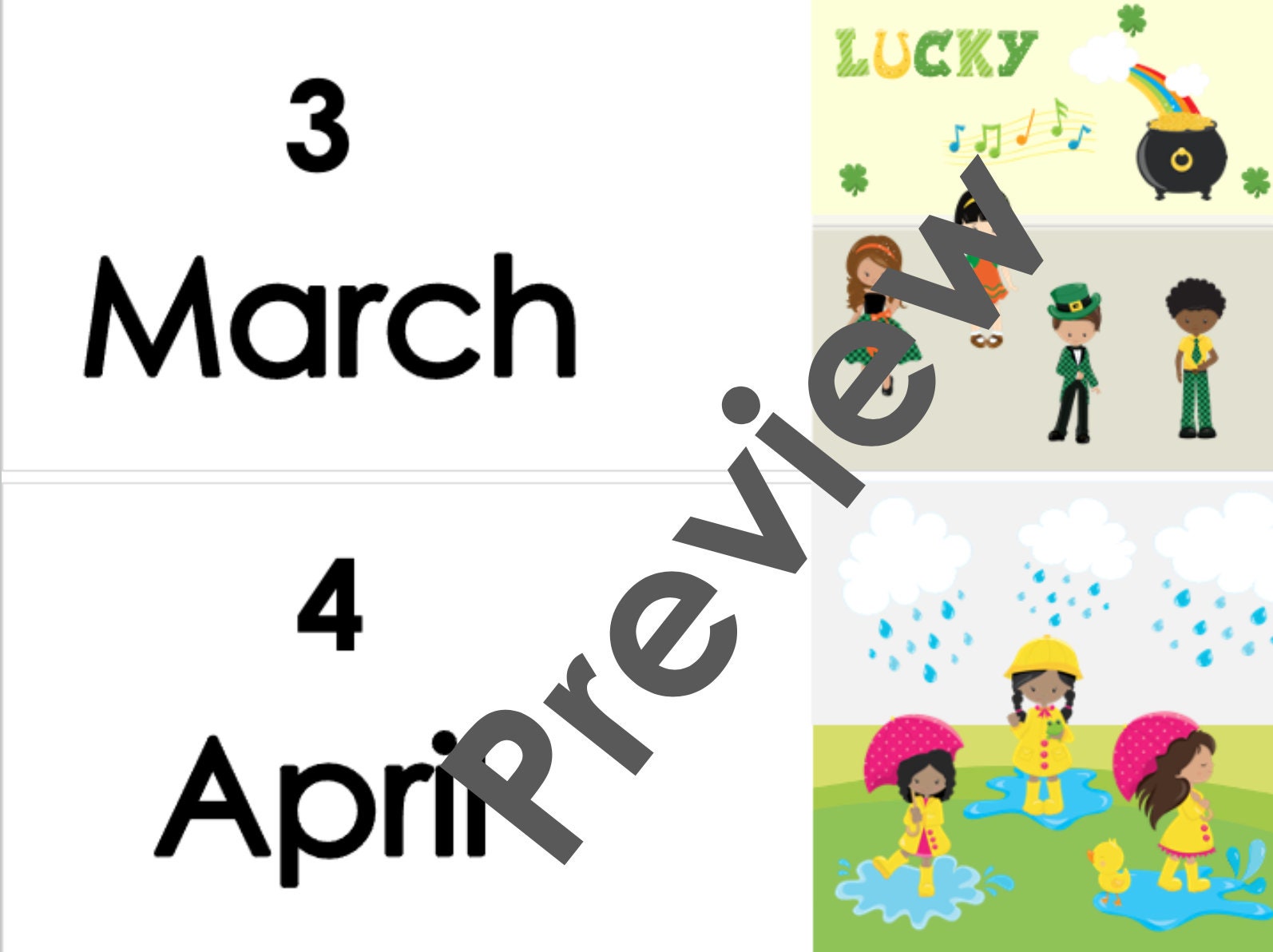 Months Posters for Word Walls and Bulletin Boards - Etsy