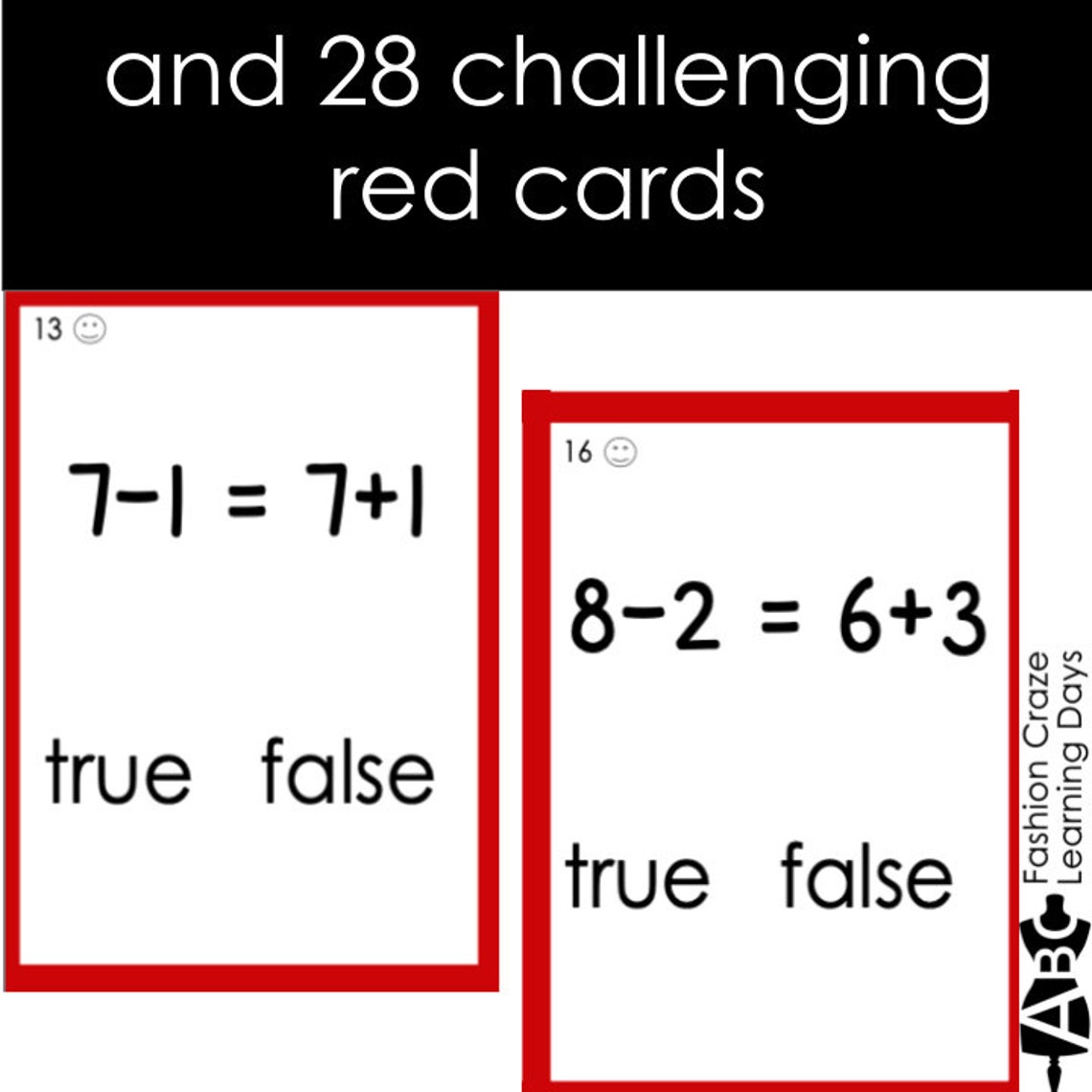 Commutative Property of Addition, Task Cards for Balancing Equations - Etsy