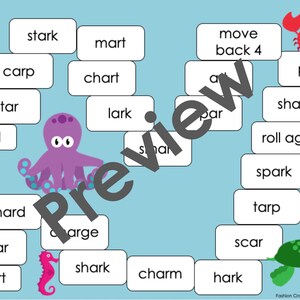 R Controlled Vowel Games With Ar, Er, Or, Air - Etsy